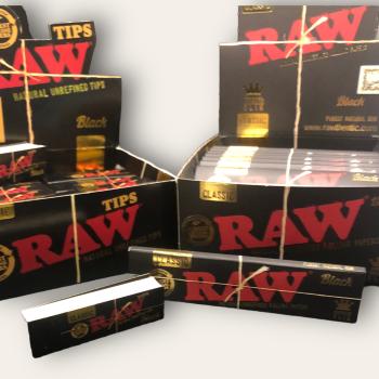 RAW Classic Black Edition Papers + Filtertips - Wir sind Feuer und ...