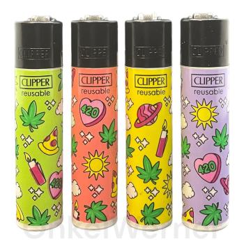 420 Pattern 2 Clipper Feuerzeug - Wir sind Feuer und Flamme Onlineshop ...