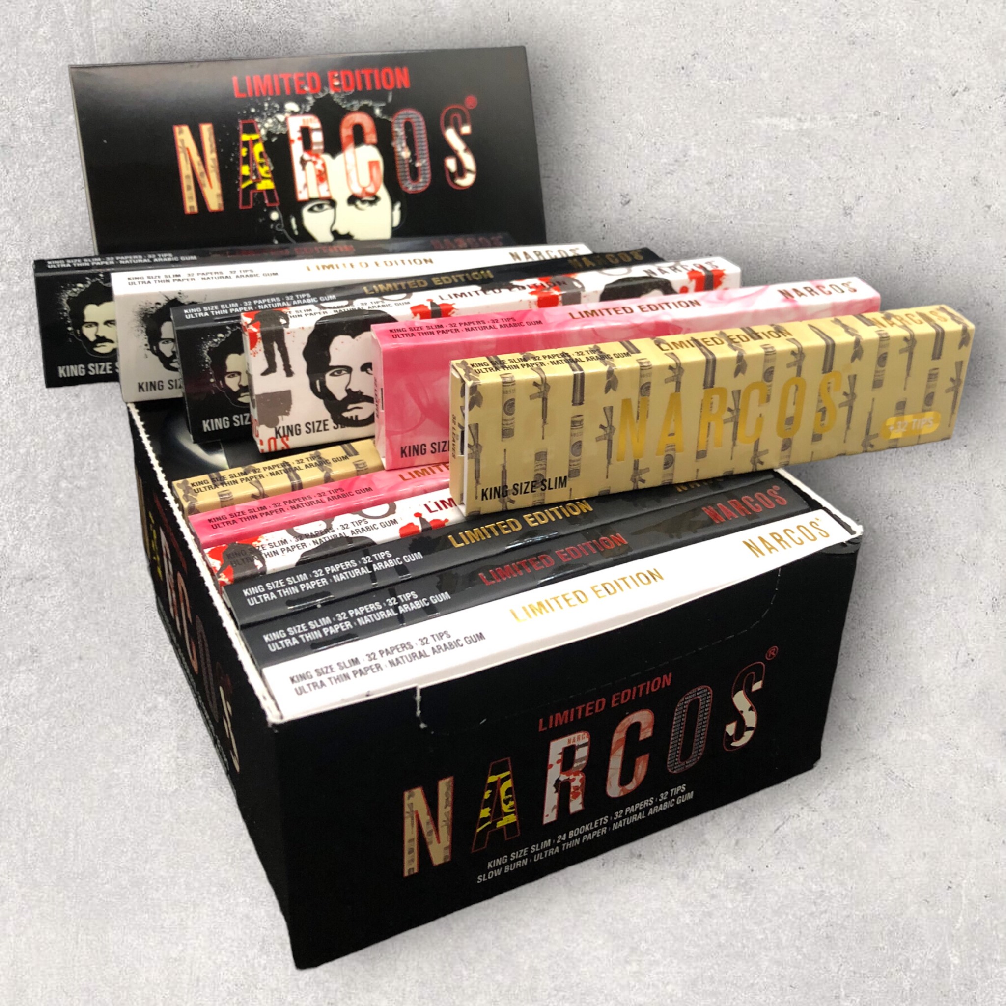 Narcos King Size Papers Limited Edition - Wir sind Feuer und Flamme ...