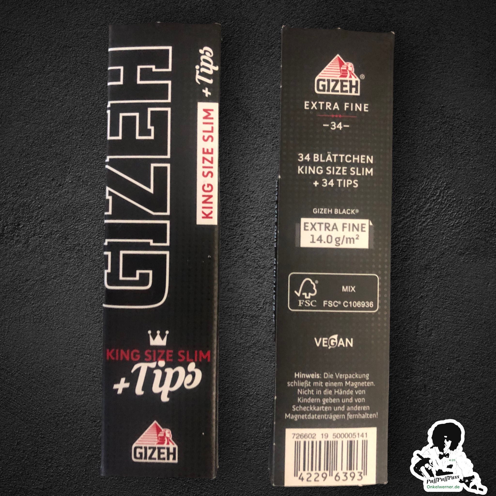 Gizeh Papers + Tips King Size Slim - Wir sind Feuer und Flamme ...