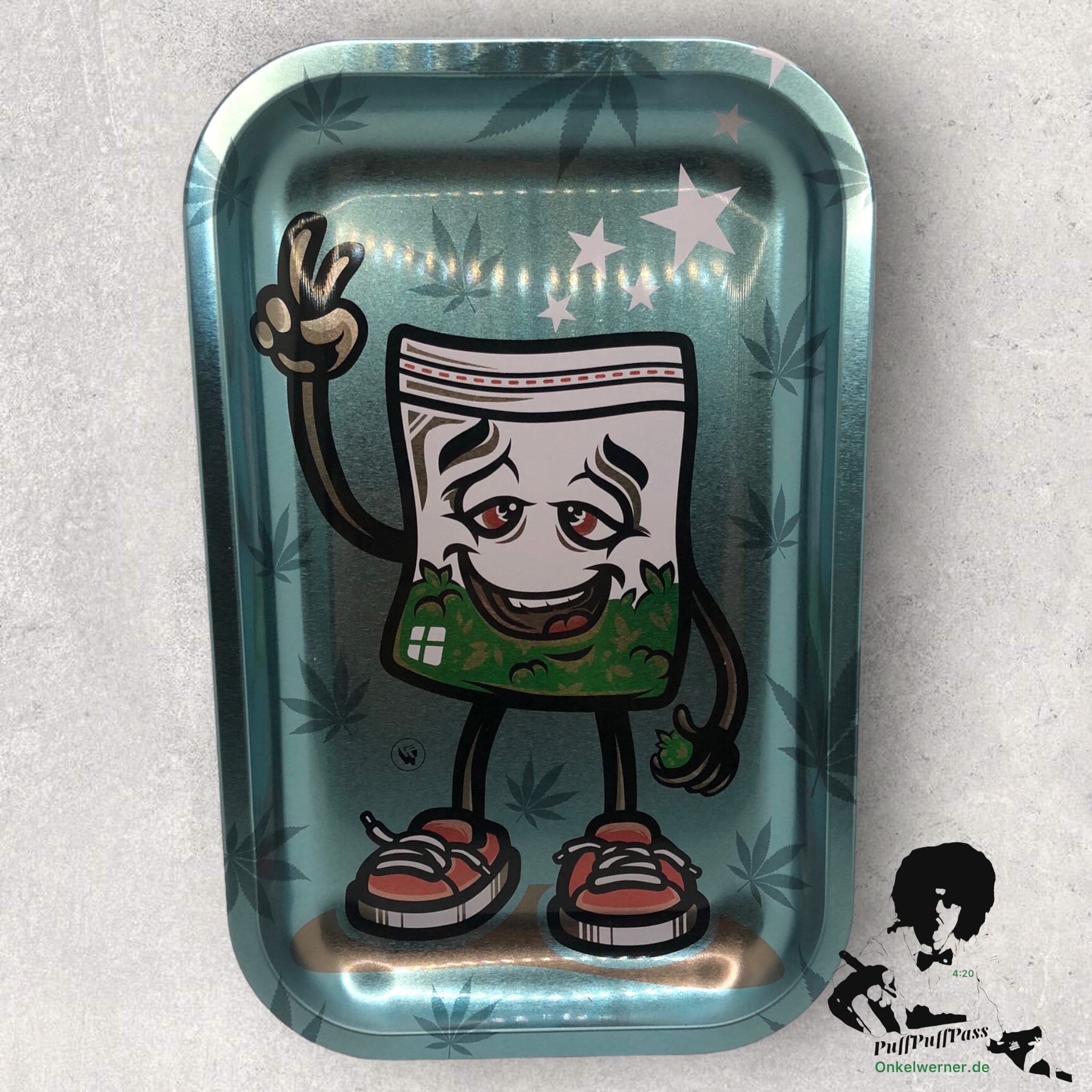 420 Characters "baggie" Drehunterlage / Rolling Tray - Wir sind Feuer ...