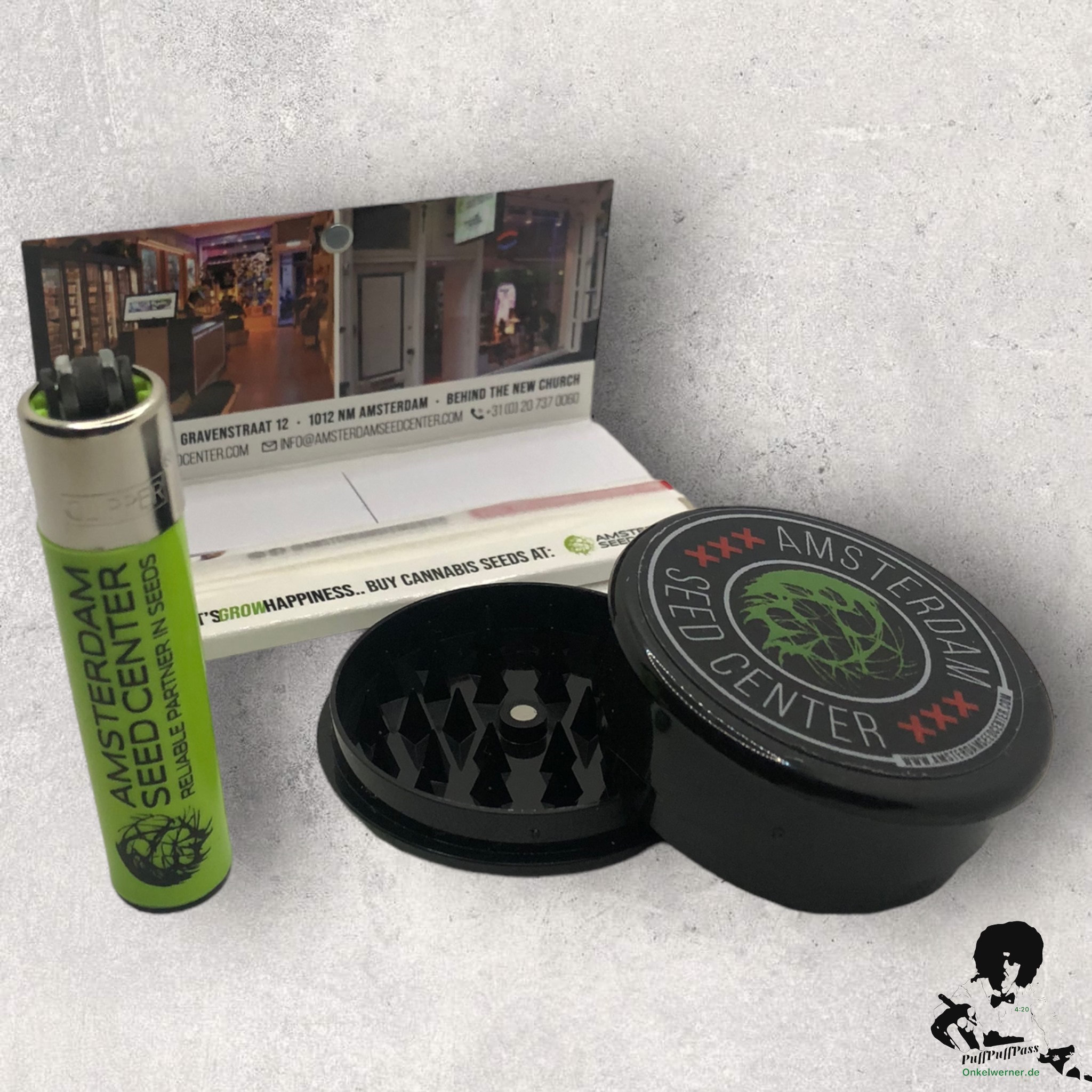 Amsterdam Seed Center Grün Clipper Feuerzeug - Wir sind Feuer und ...