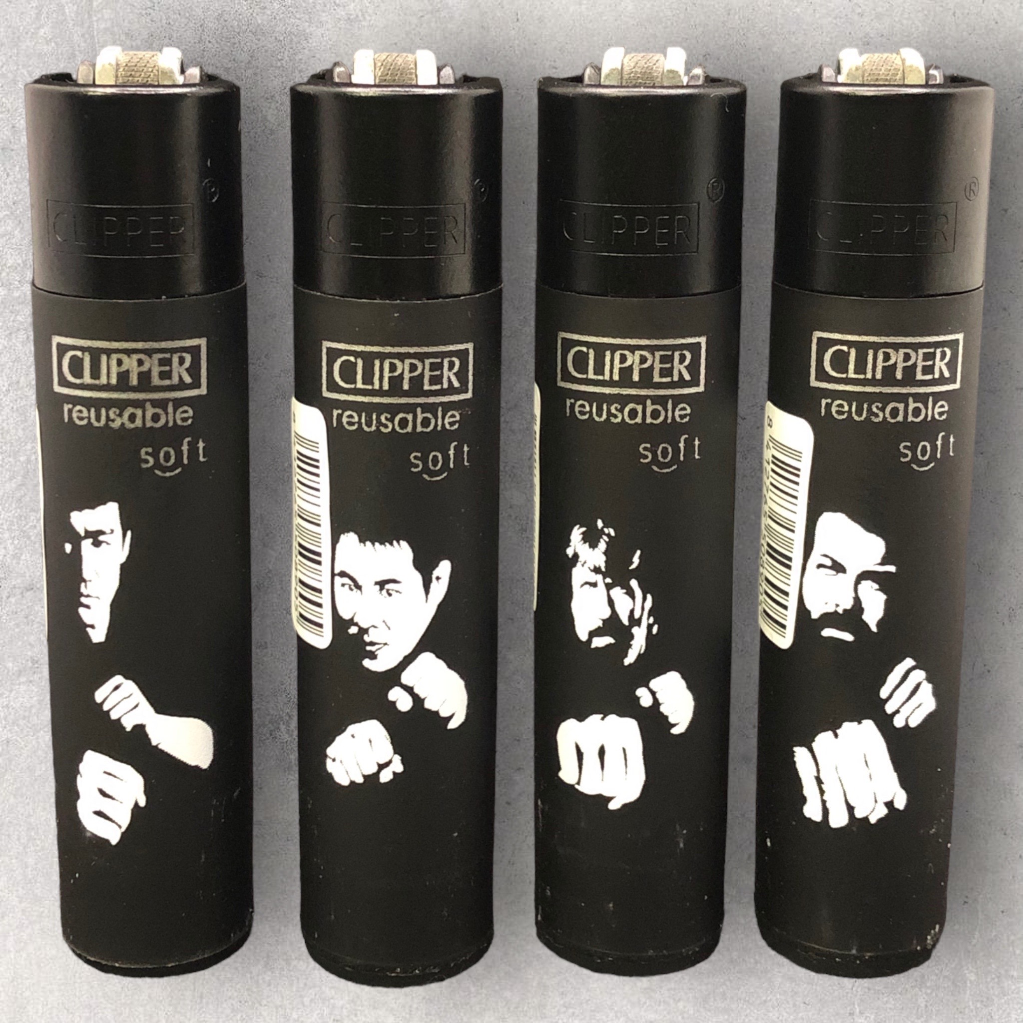 Clipper Feuerzeuge ACTION Jet Li Bruce Lee Bud Spencer - Wir sind Feuer ...