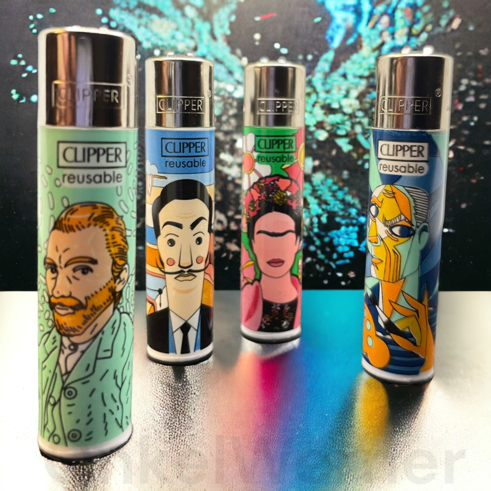 Artists Clipper Feuerzeuge Van Gogh Dali - Wir sind Feuer und Flamme ...