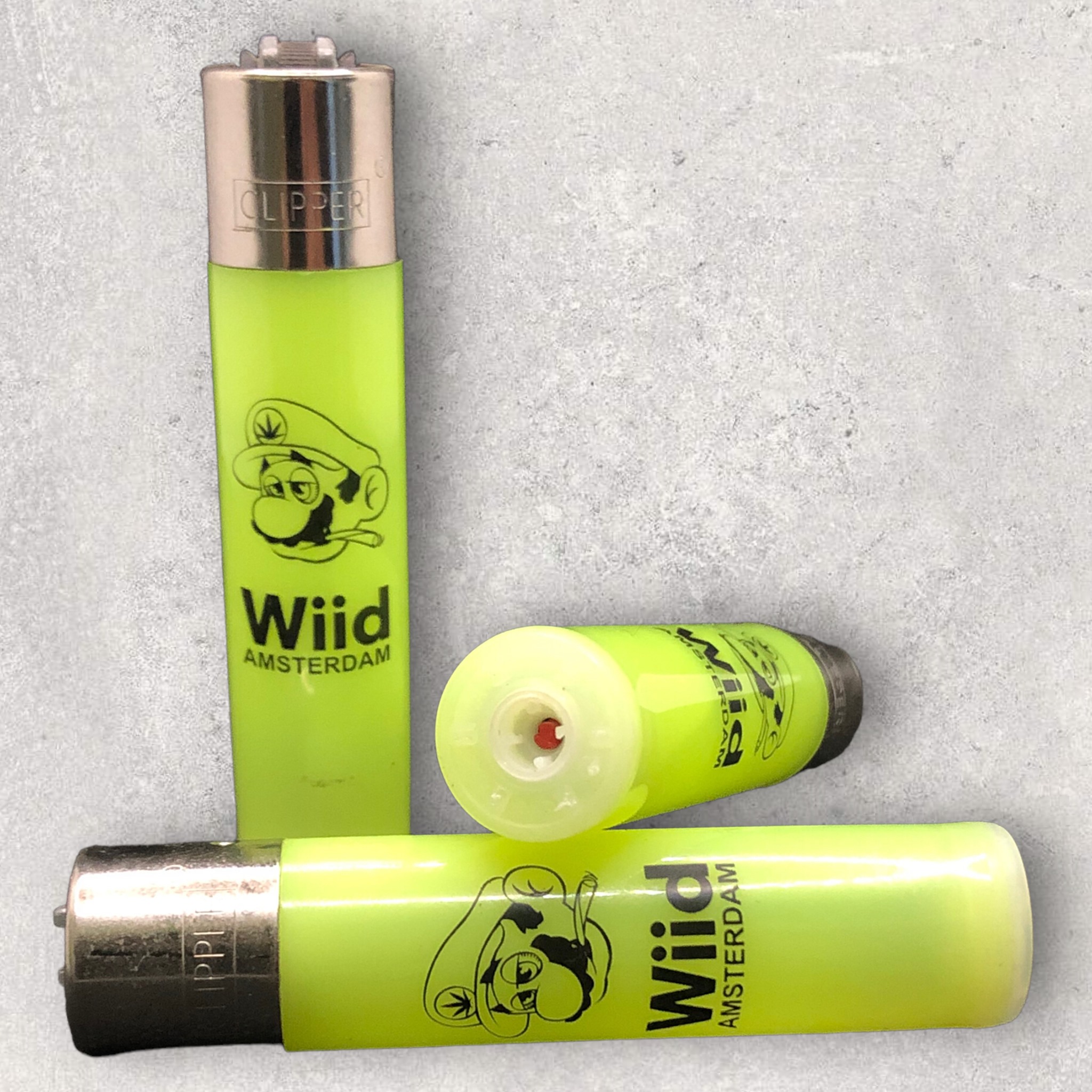 Wiid Amsterdam Grün Clipper Feuerzeug - Wir sind Feuer und Flamme ...